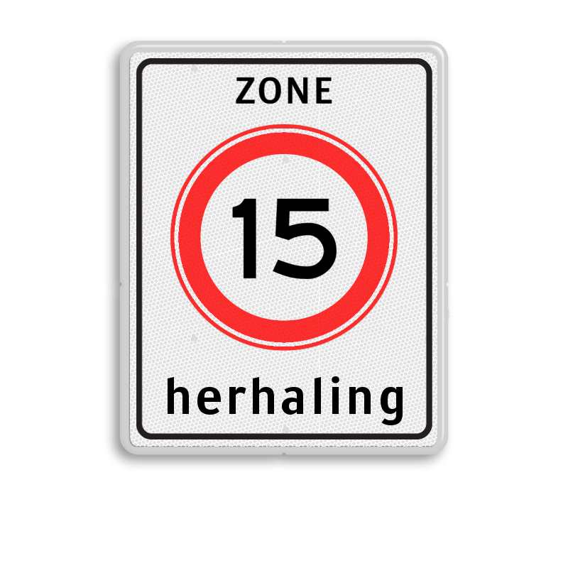 Verkeersbord A01-xxx zbh - herhaling - Snelheid - Verkeersborden RVV ...
