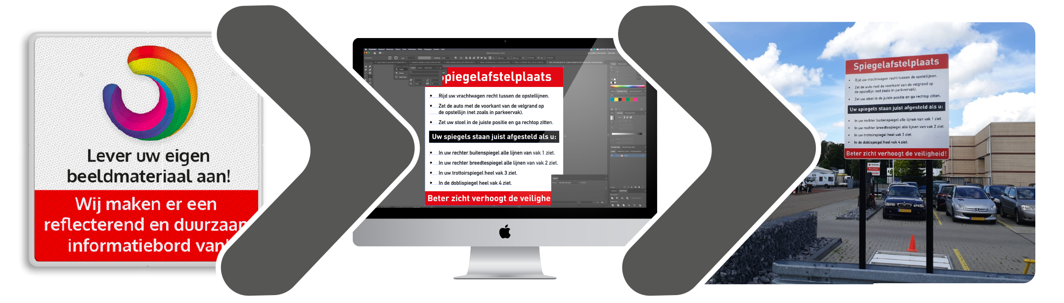 Verkeersborden met eigen ontwerp laten maken? Reflecterend