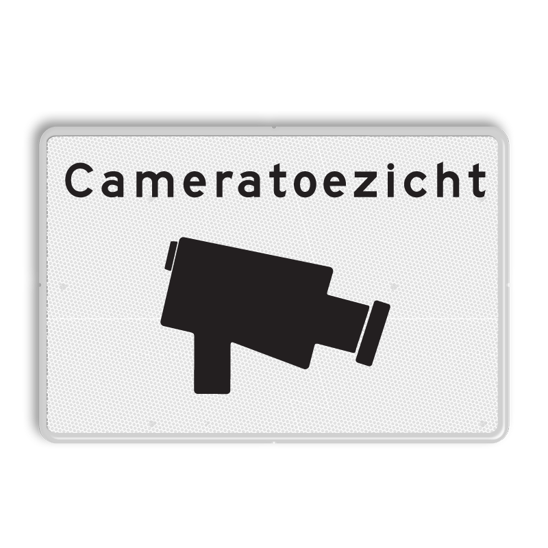 Verkeersbord cameratoezicht basic - Camerabewaking - Eigen terrein ...